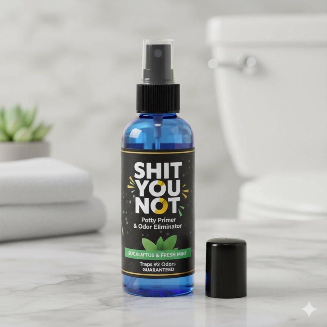 Shit You Not Pre Poop Toilet Spray Poopourie Gag Gifts Stocking ...