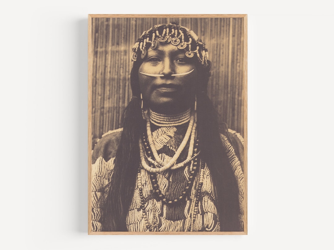 Wishham Girl - Edward Curtis Photography, Native America Wall Decor ...