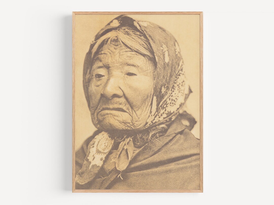 Princess Angeline Edward Curtis Print, Vintage Native American ...