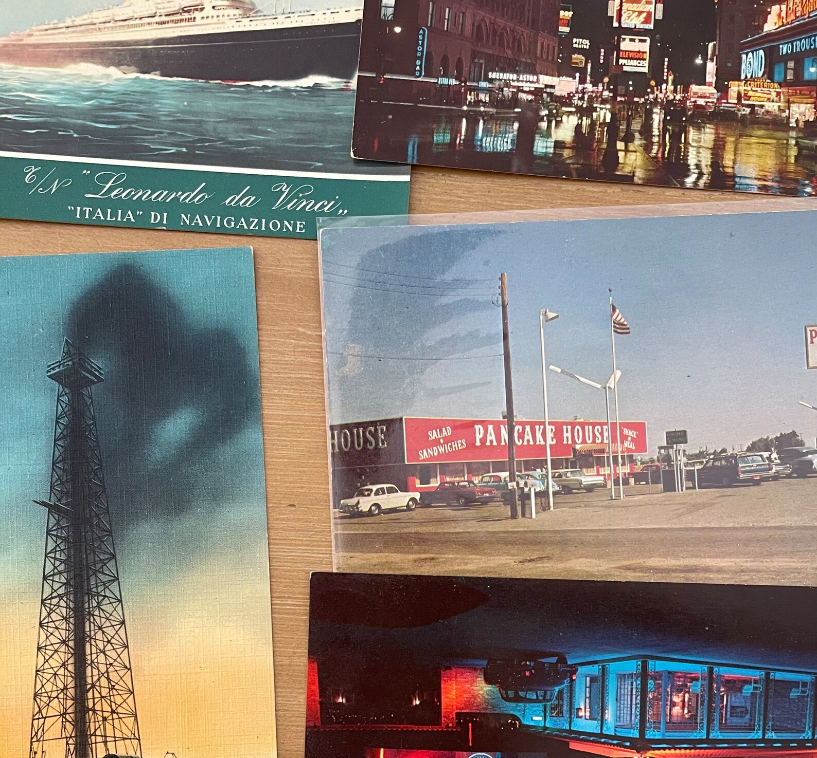 Vintage Postcards Lot of 35, Scenes, Planes, Art, People, Mostly Unused ...