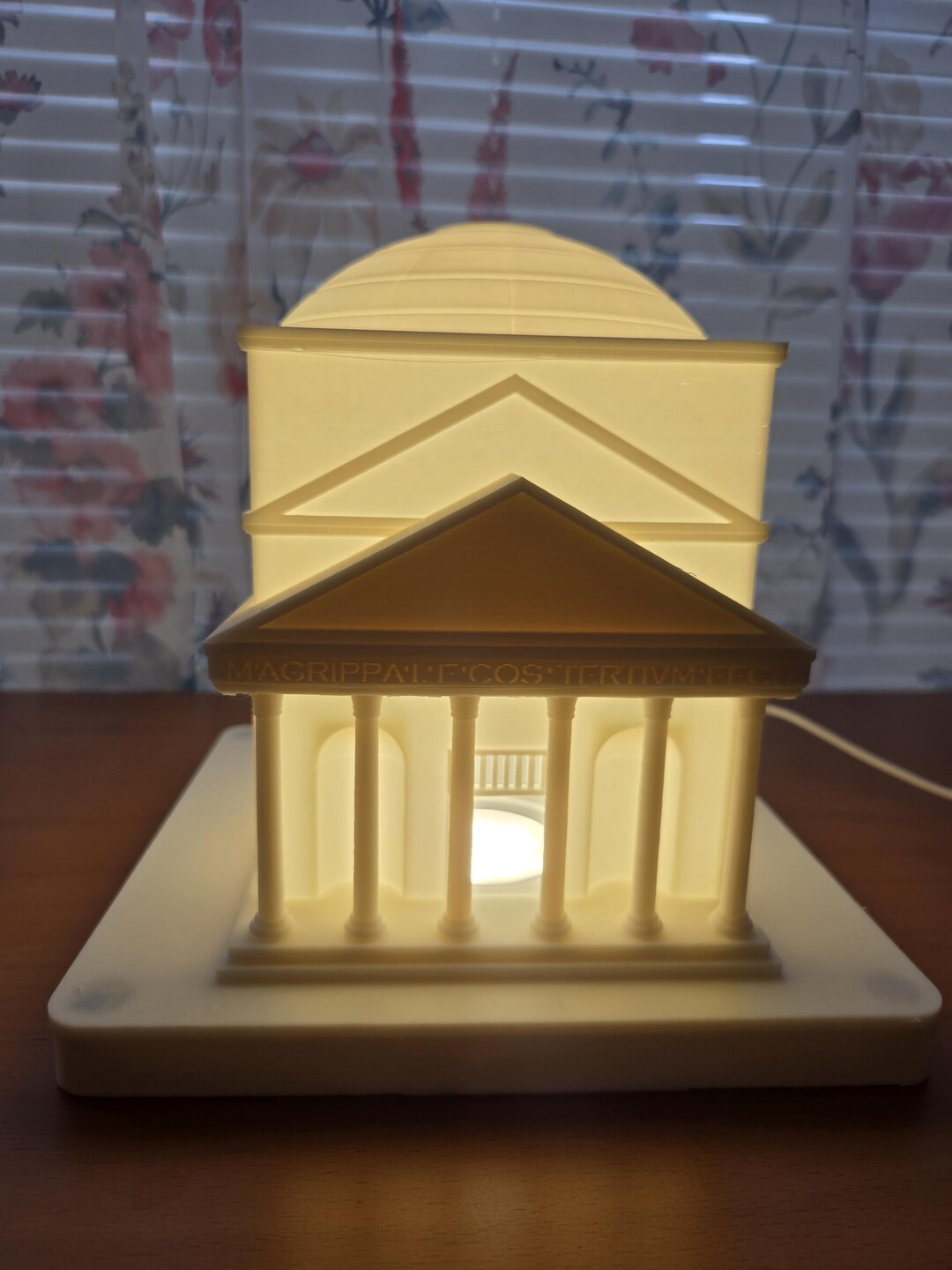 3D Printed Architectural Lamp Bundle, Pantheon, Colosseum, Notre-dame ...