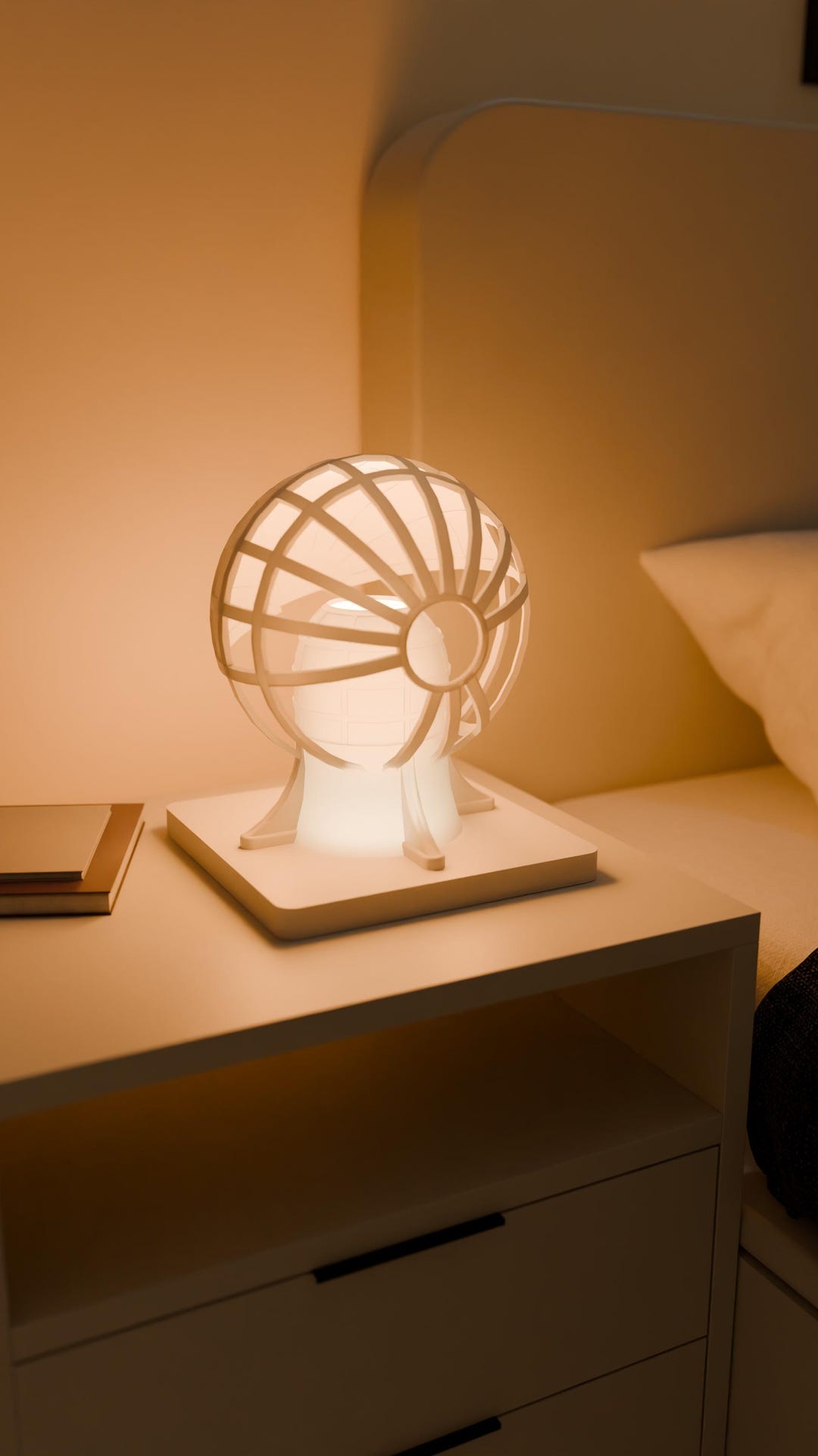 3D Printed Dyson Sphere Lamp, Modular Accent Lighting - Etsy