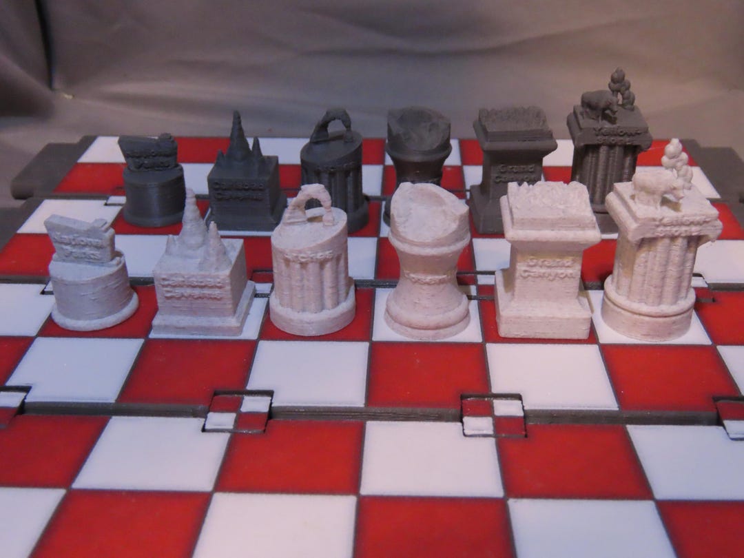 National Parks Chess Pieces - Etsy