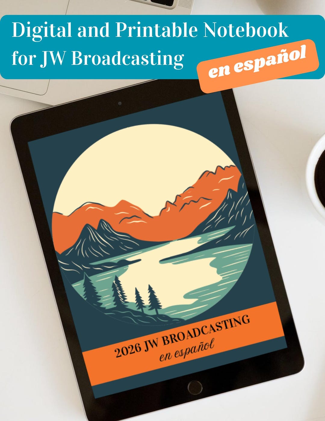 2026 JW Broadcasting Notebook Mountains- Unlined Spanish (espanol) - Etsy