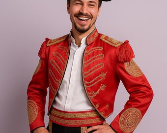 Adult Men Women Cosplay Deluxe Matador Hat Spanish Mexican Bullfighter ...