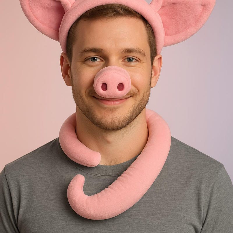 Pig Nose Costume - Etsy