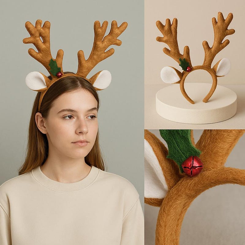 Reindeer Headbands - Etsy