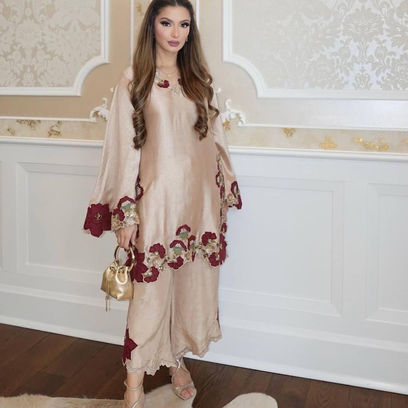 Applique Work Pakistani - Etsy