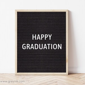HAPPY GRADUATION Letter Board Felt Board Celebrate Download and Print ...