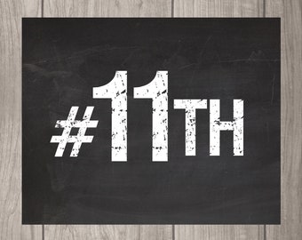 Hashtag Chalkboard | Etsy