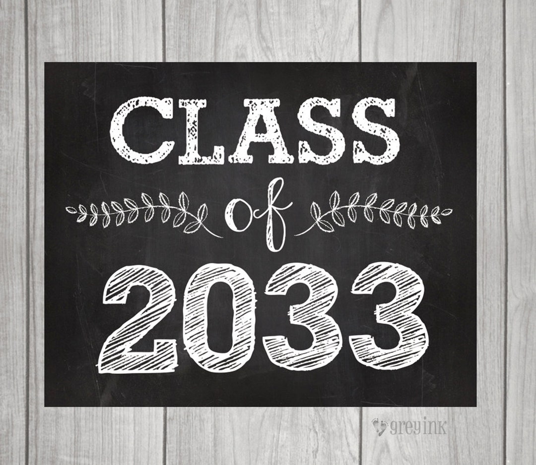 Class of 2033 Back to School Teacher Signs First Day of School Sign ...