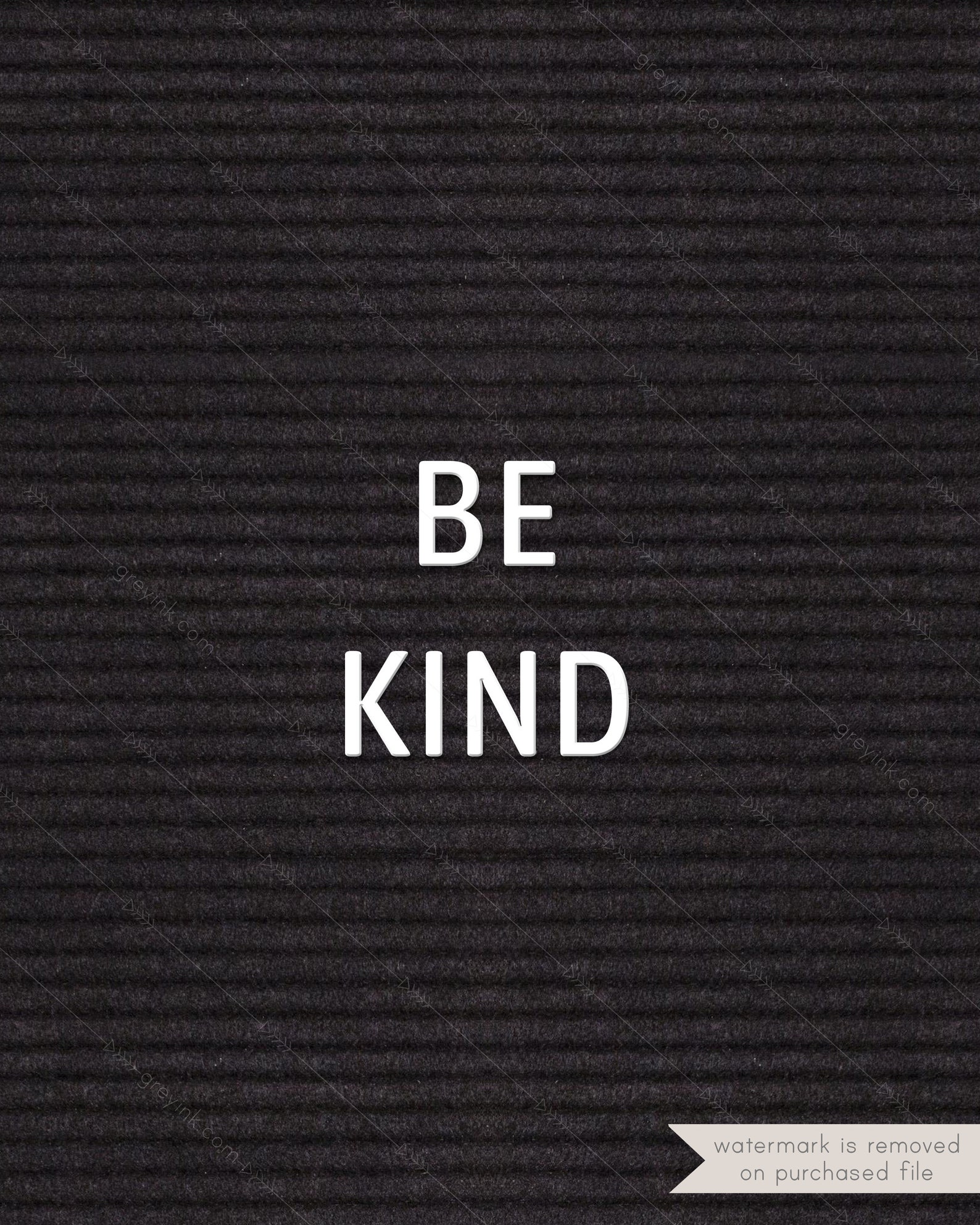 BE KIND Letter Board Felt Board Download and Print Sign - Etsy