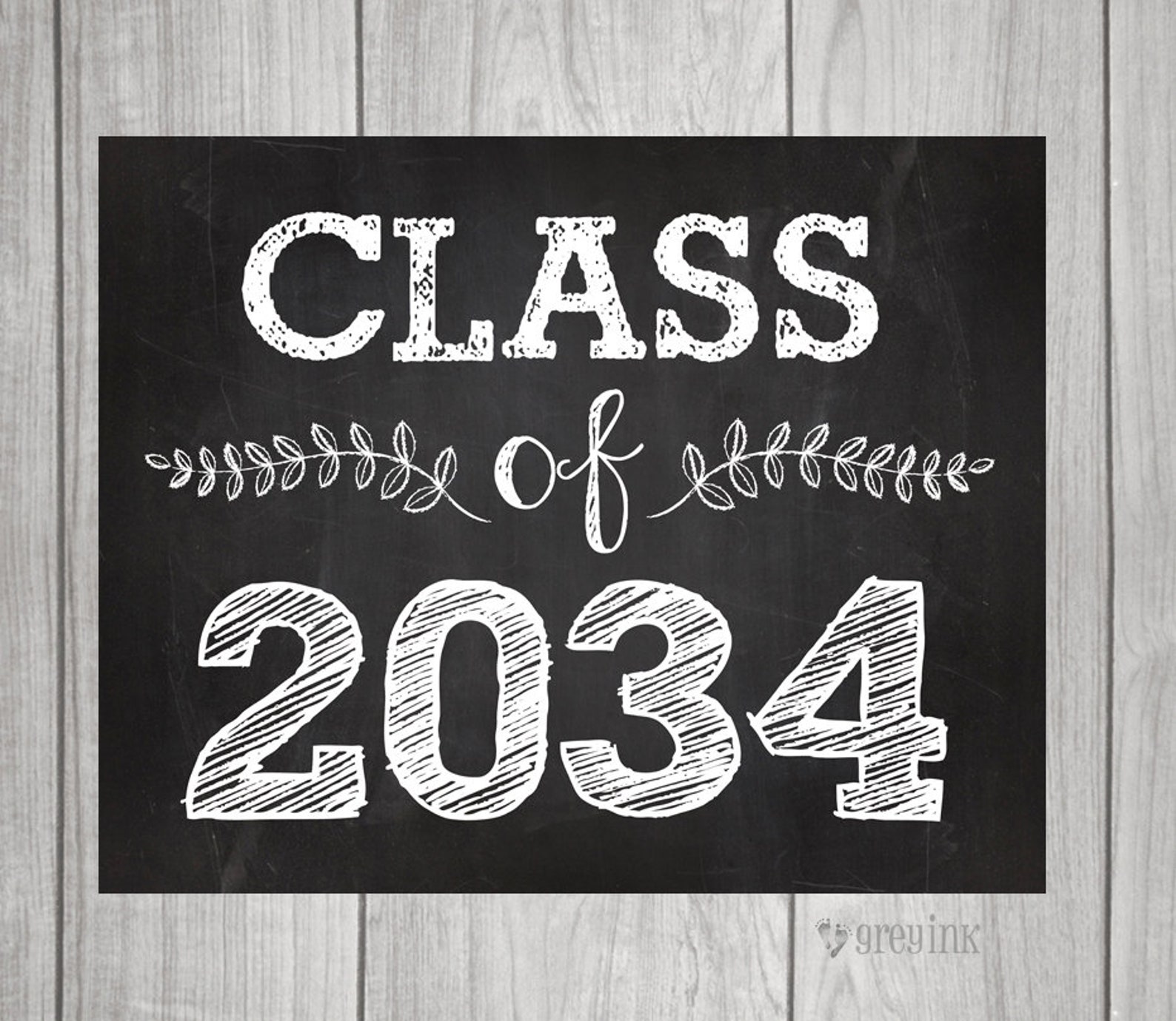 Class of 2034 - Back to School - Teacher Signs - First Day of School ...