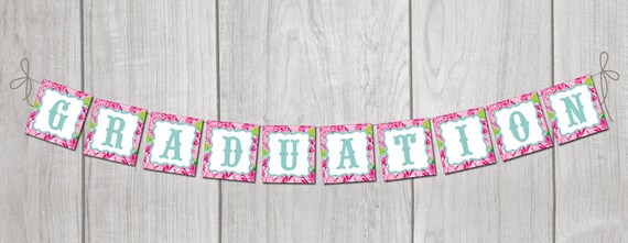 Graduation roses Printable Banner INSTANT DOWNLOAD | Etsy