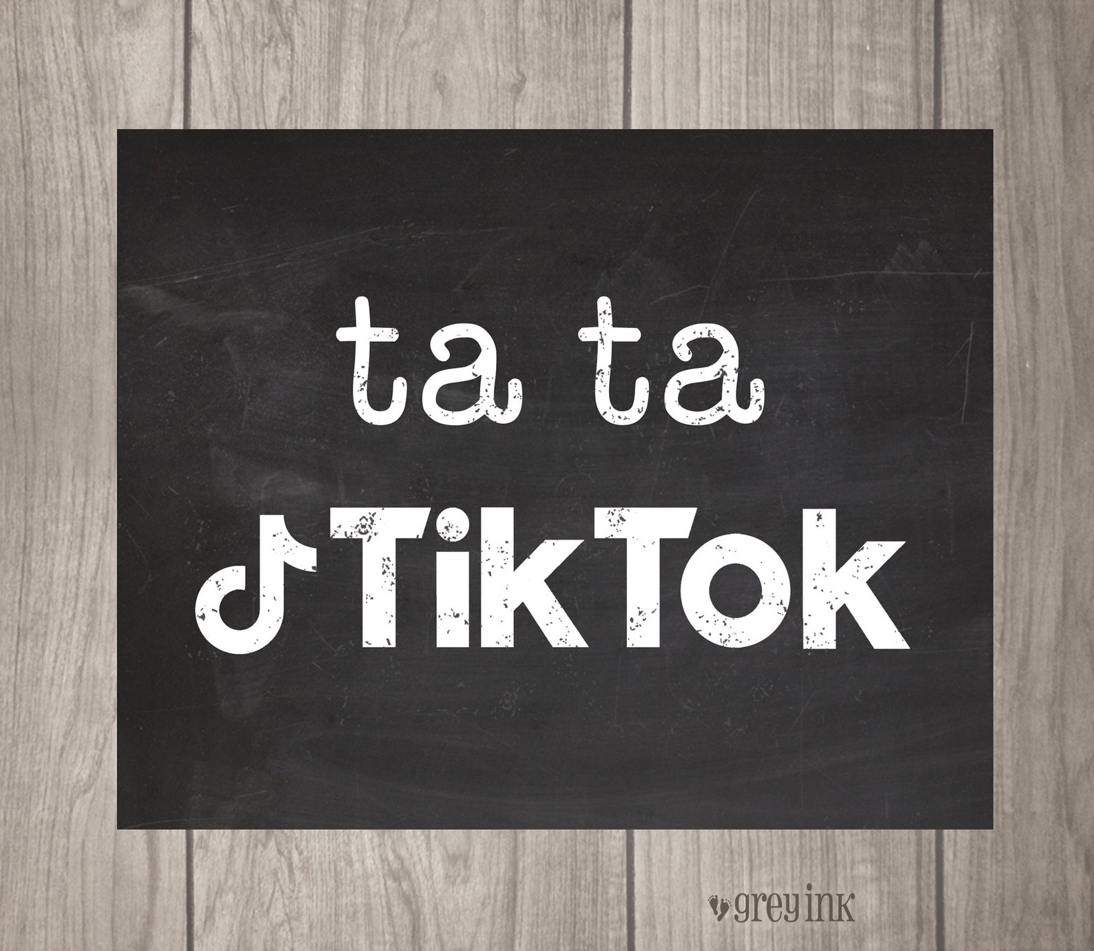 Funny Back to School Signs Signs for Mom Ta Ta Tik Tok and - Etsy
