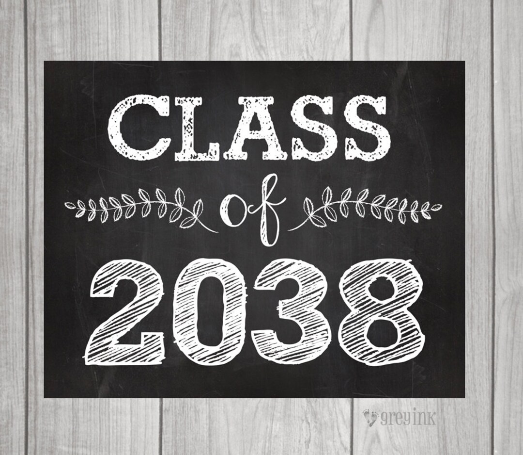 Class of 2038 Back to School Teacher Signs First Day of School Sign ...