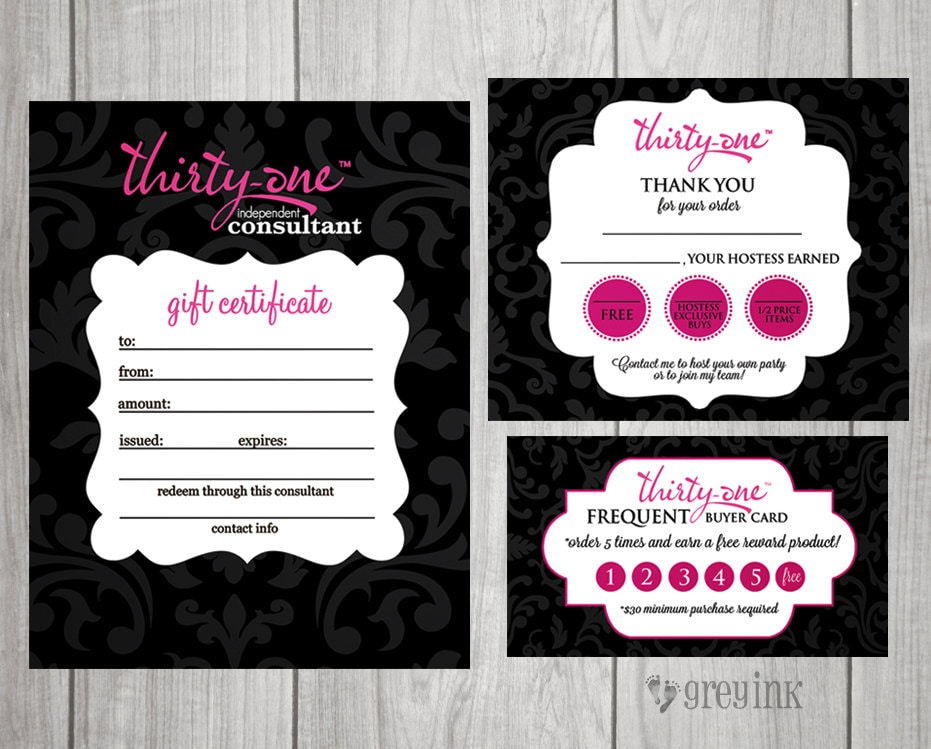 Thirty One Templates