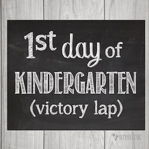 Kindergarten Repeat Year - Victory Lap - Mission Accomplished ...