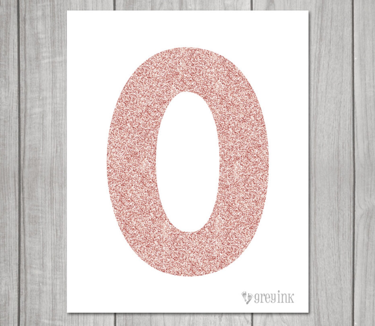 Rose Gold Glitter Number Sign Back to School Signs | Etsy