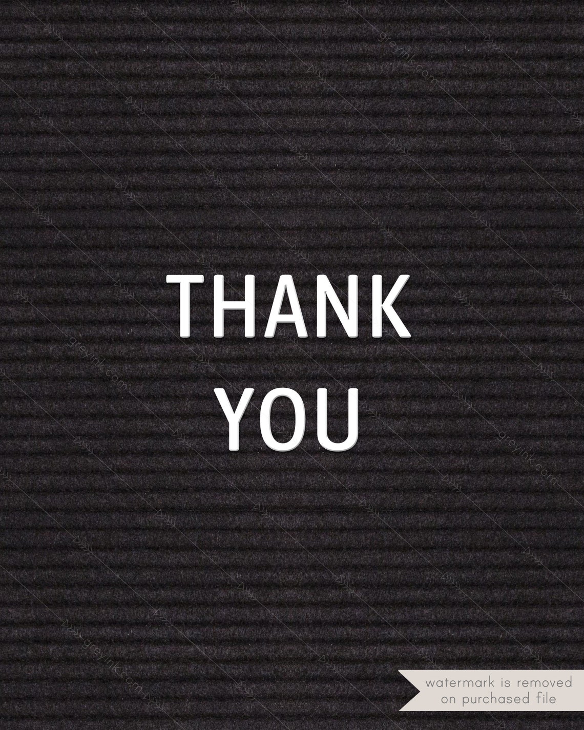 THANK YOU Letter Board Felt Board Download and Print Sign - Etsy