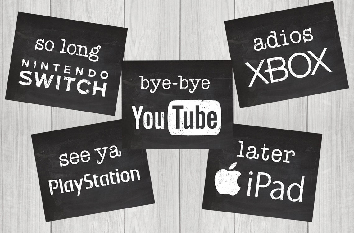 Funny Back to School Signs Signs for Mom Gamer Package | Etsy