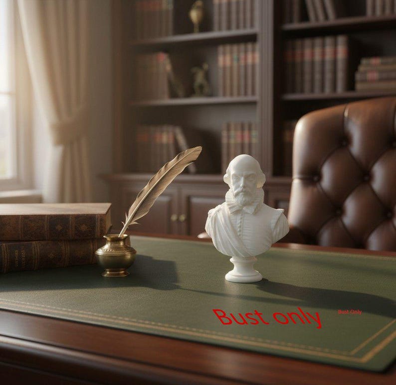 Leonardo Da Vinci 3D Printed Bust | Genius Statue | Inventor Office ...
