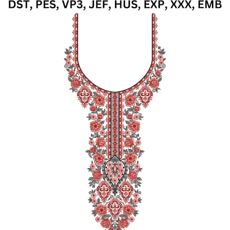 Kameez Embroidery Design - Etsy