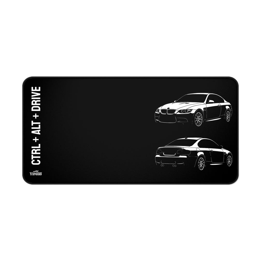 BMW M3 (E92) Desk Mat - Office Desk Pad Accessory & Gift for Car or ...