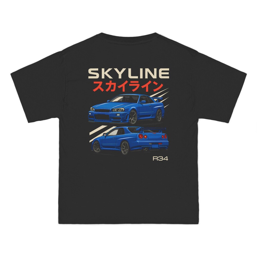 1999-2002 Nissan Skyline GT-R (R34) Shirt - Unisex Streetwear Shirt ...