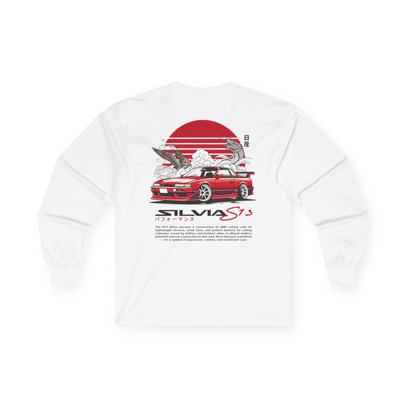 1989-1994 Nissan Silvia S13 Long Sleeve Shirt - Unisex Full Sleeve ...