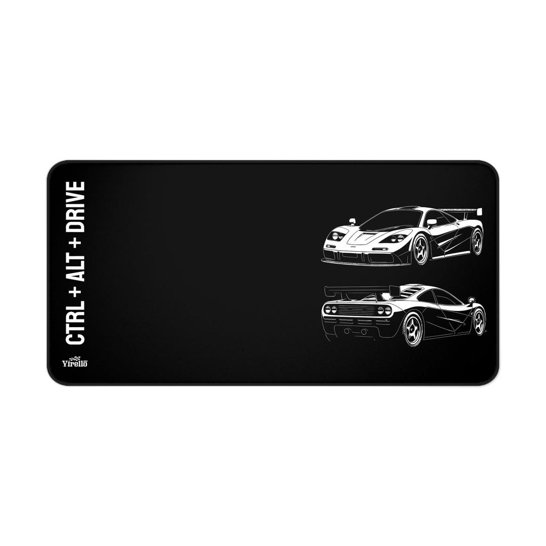 1992–1998 Mclaren F1 Desk Mat - Office Desk Pad Accessory & Gift for ...