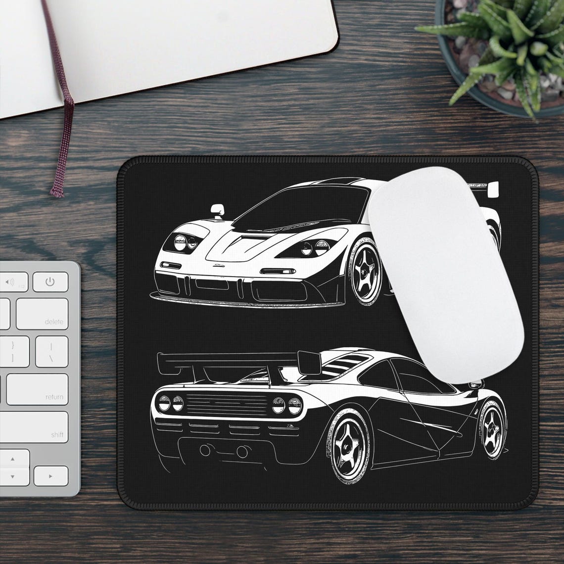 1992–1998 Mclaren F1 Mouse Pad - Motorsports Gift for Riders & Drivers ...