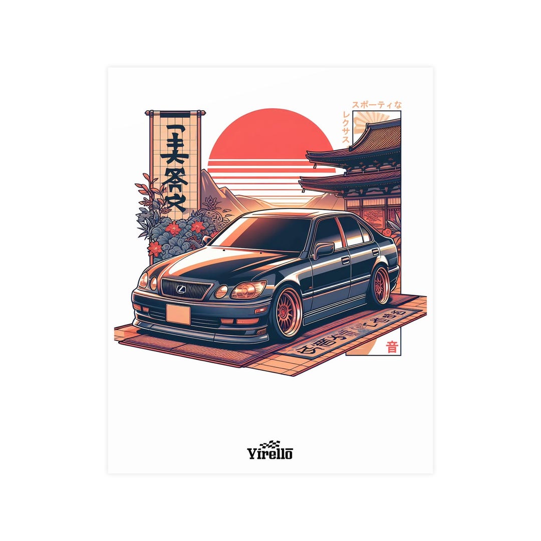 1997-2005 Lexus GS300 Poster - Wall Art Gift for Car & Motorcycle ...