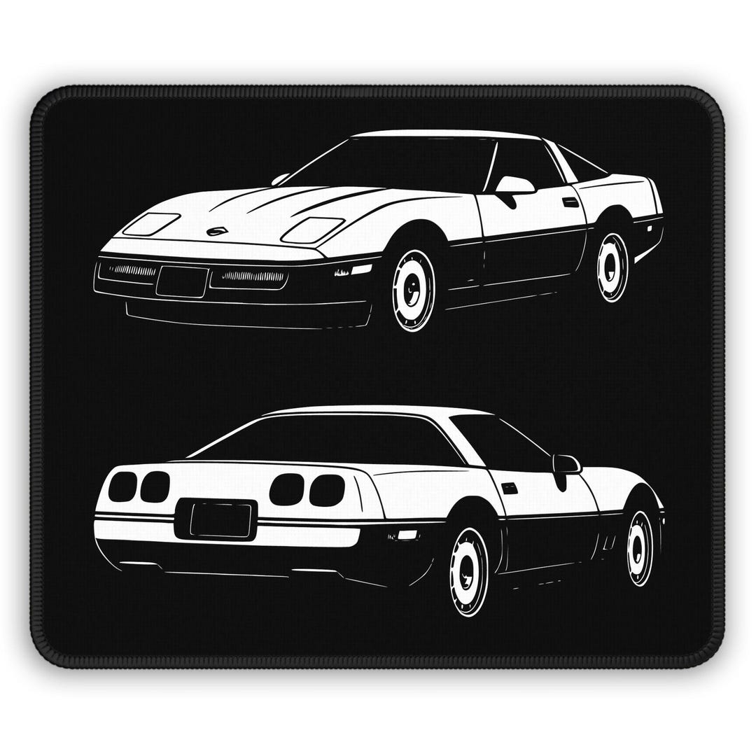 1984–1996 Chevrolet Corvette (C4) Mouse Pad - Motorsports Gift for ...