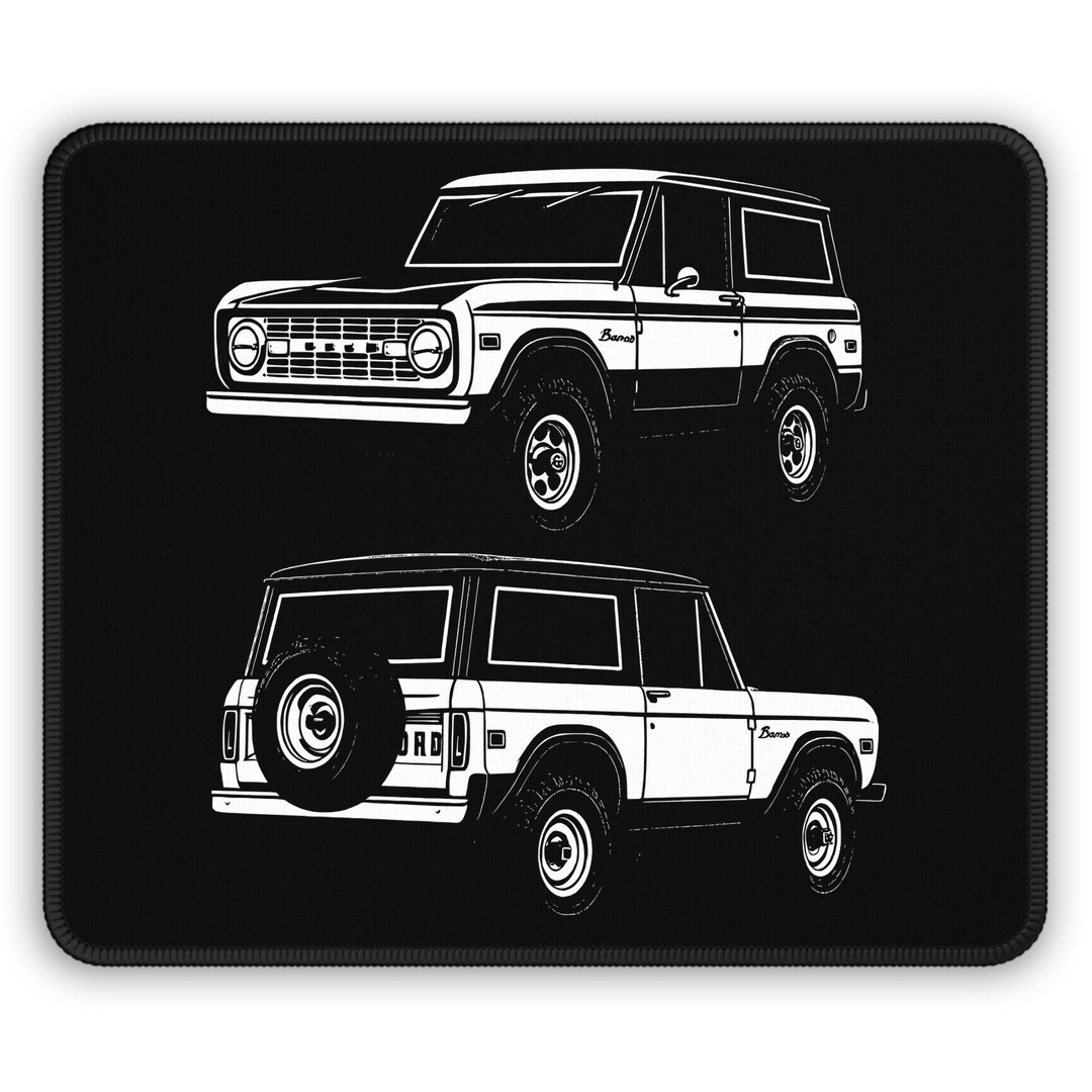 1966–1977 Ford Bronco Mouse Pad - Motorsports Gift for Riders & Drivers ...