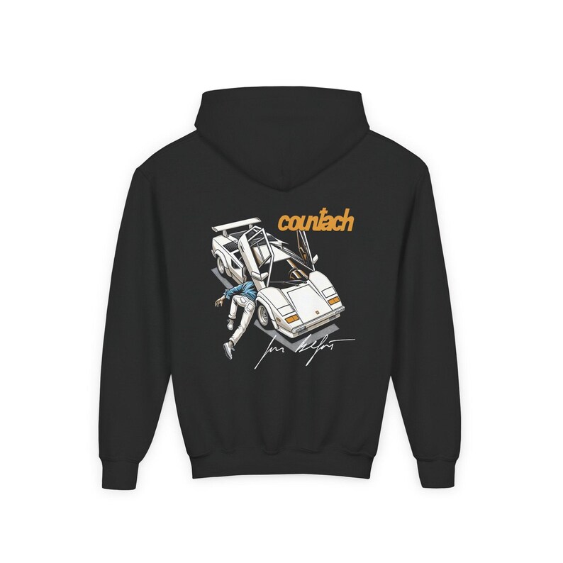 1974–1990 Lamborghini Countach Kids Hoodie - Kids Pullover – Car or ...