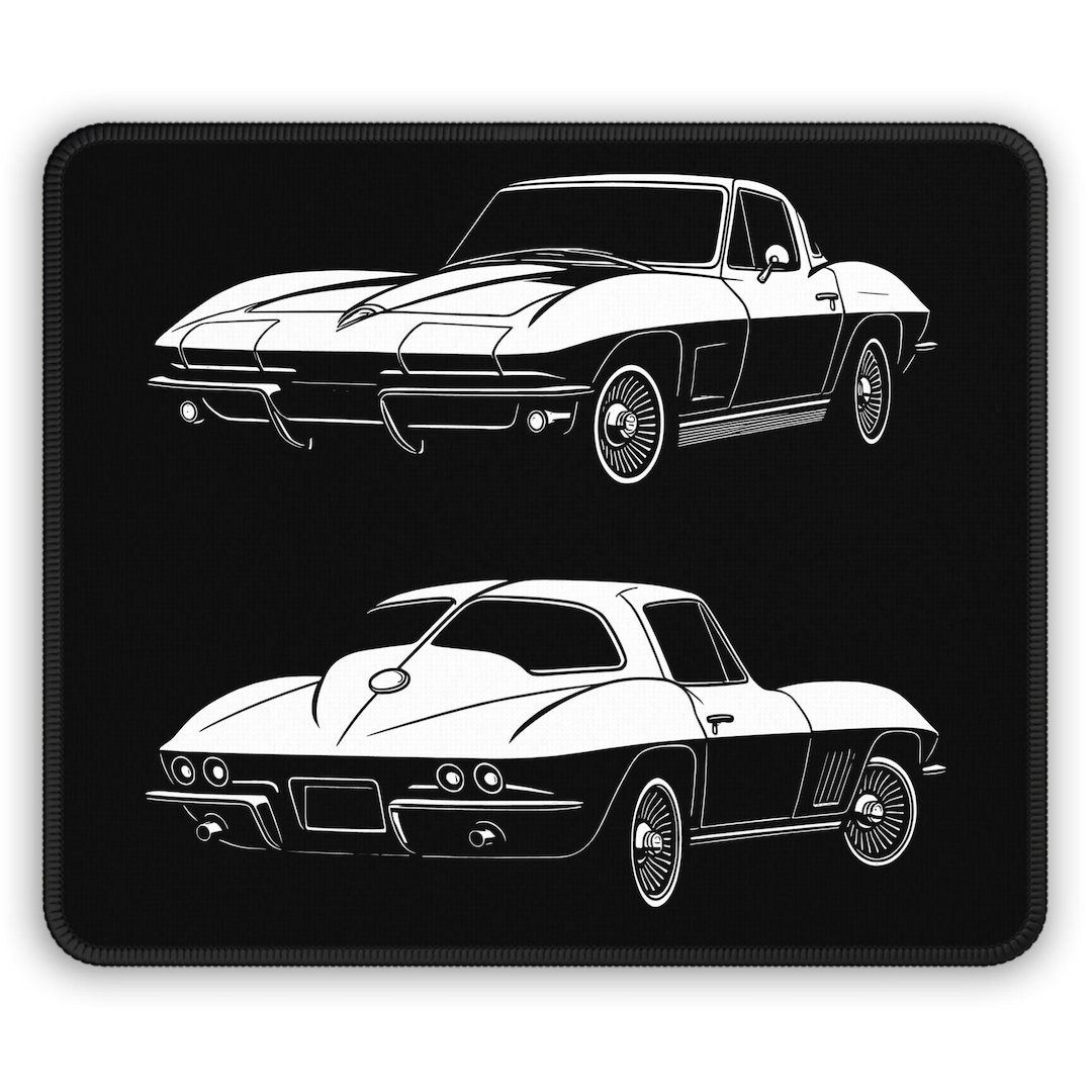1963–1967 Chevrolet Corvette (C2) Mouse Pad - Motorsports Gift for ...
