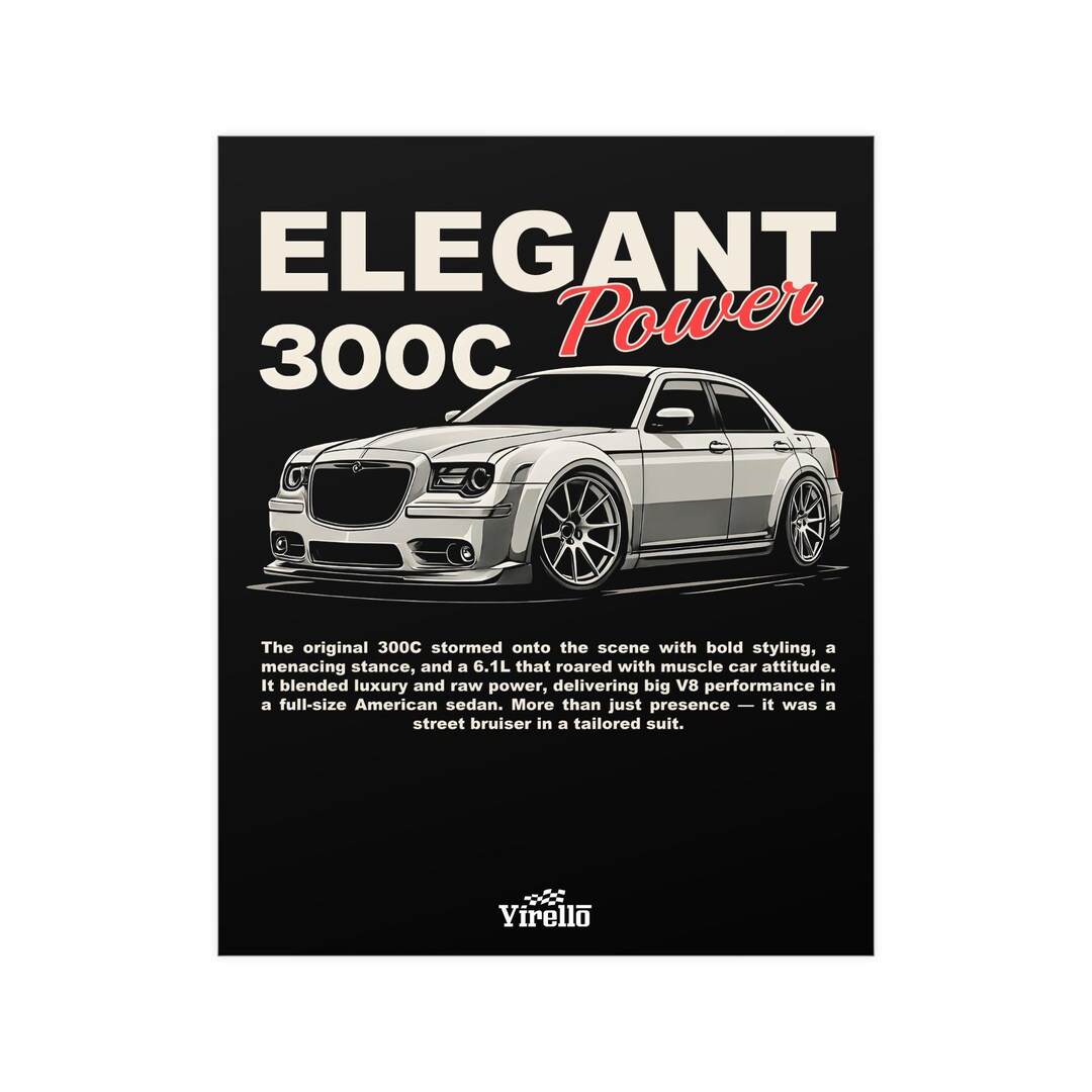 2005–2010 Chrysler 300C Poster - Wall Art Gift for Car & Motorcycle ...