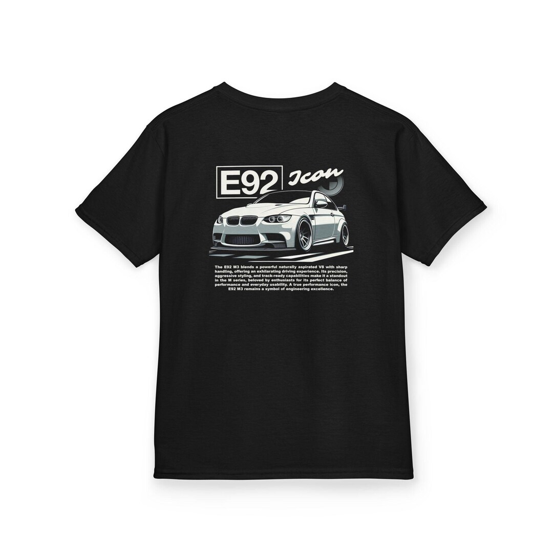 BMW M3 (E92) Kids T-shirt - Kids Motorsport Graphic Tee – Car or ...