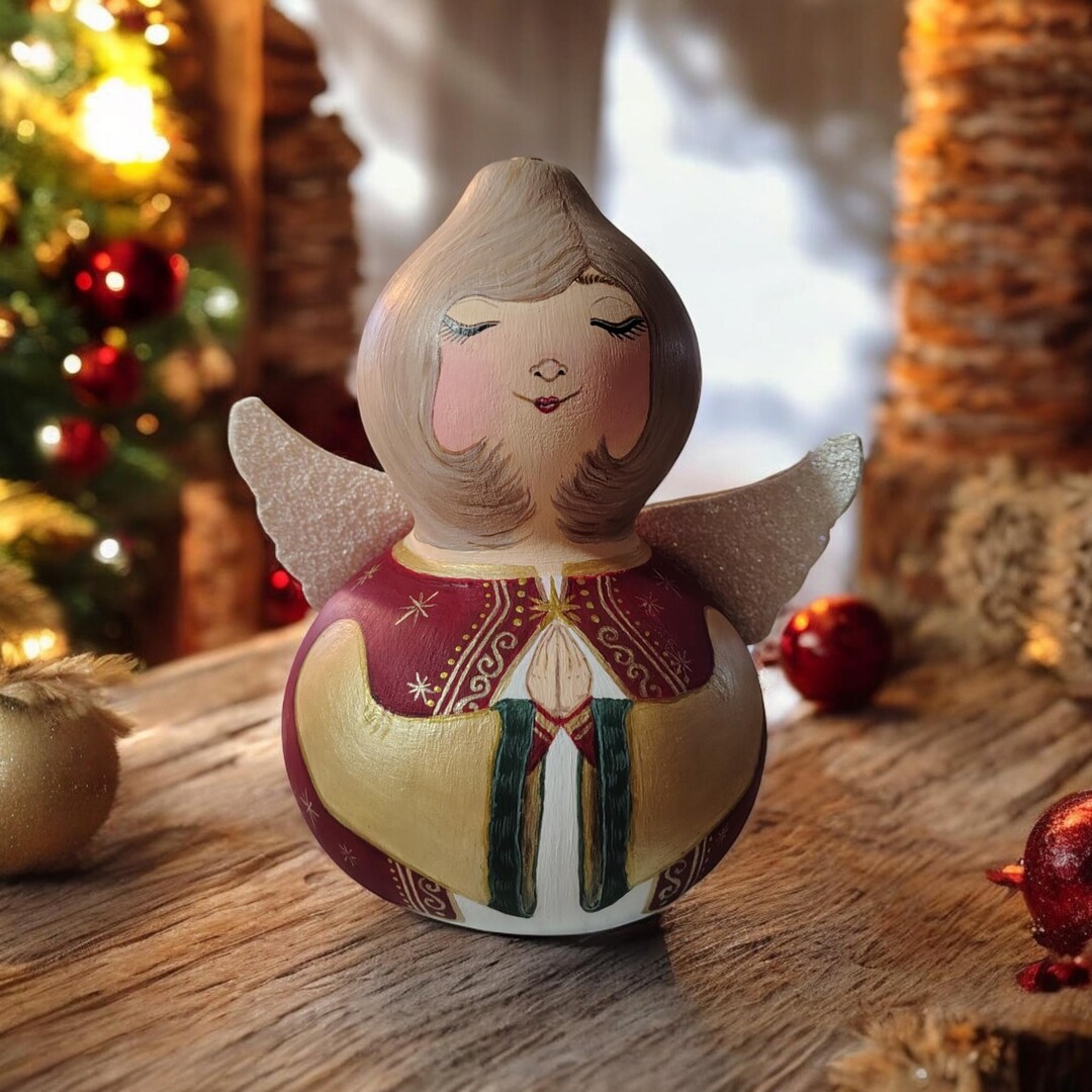 Praying Angel Gourd - Etsy