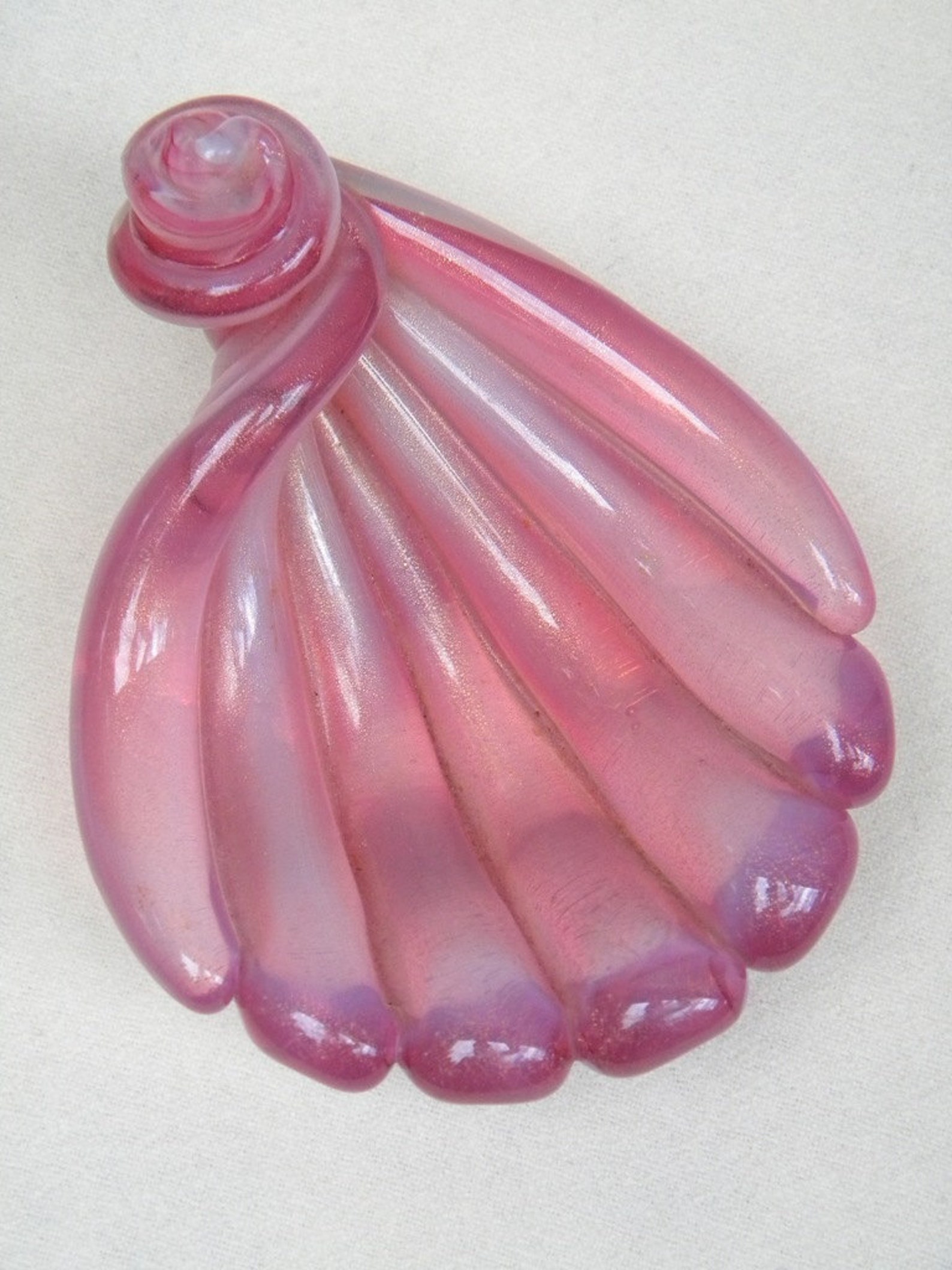 Pink Opaline ARCHIMEDE SEGUSO Murano Glass SEASHELL Trinket Dish - Etsy