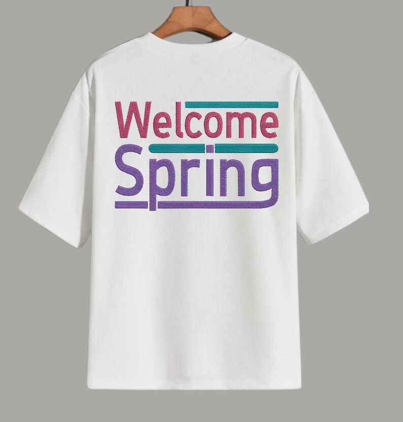 Spring Season Quotes Embroidery Designs Bundle | Hello Spring Sayings ...
