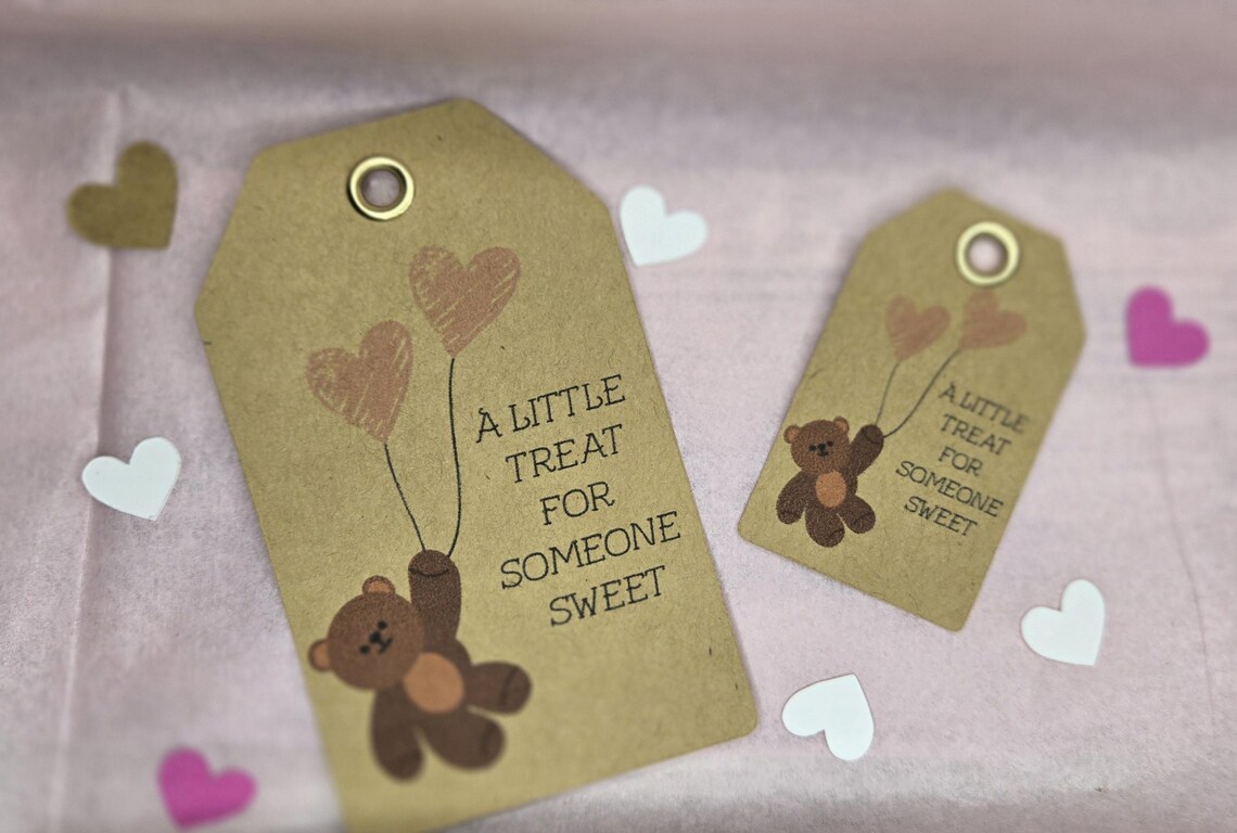 Bear Valentine Gift Tags | Valentine Treat Tags | Cute Classroom ...