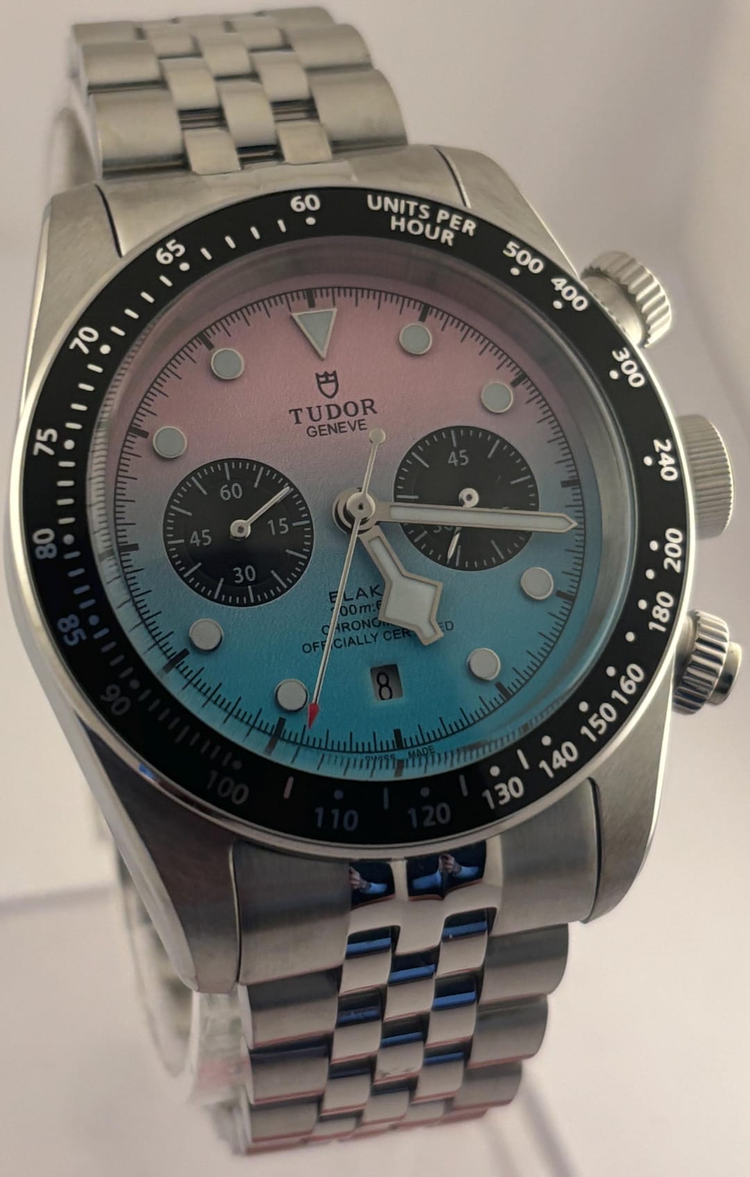 Vintage Tudor Automatic Chronograph Colorful Dial Date Wrist Watch for ...