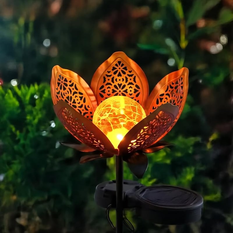 Solar Lotus Garden - Etsy