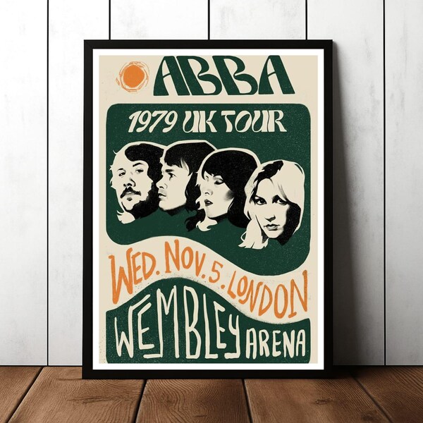 Abba Poster - Etsy