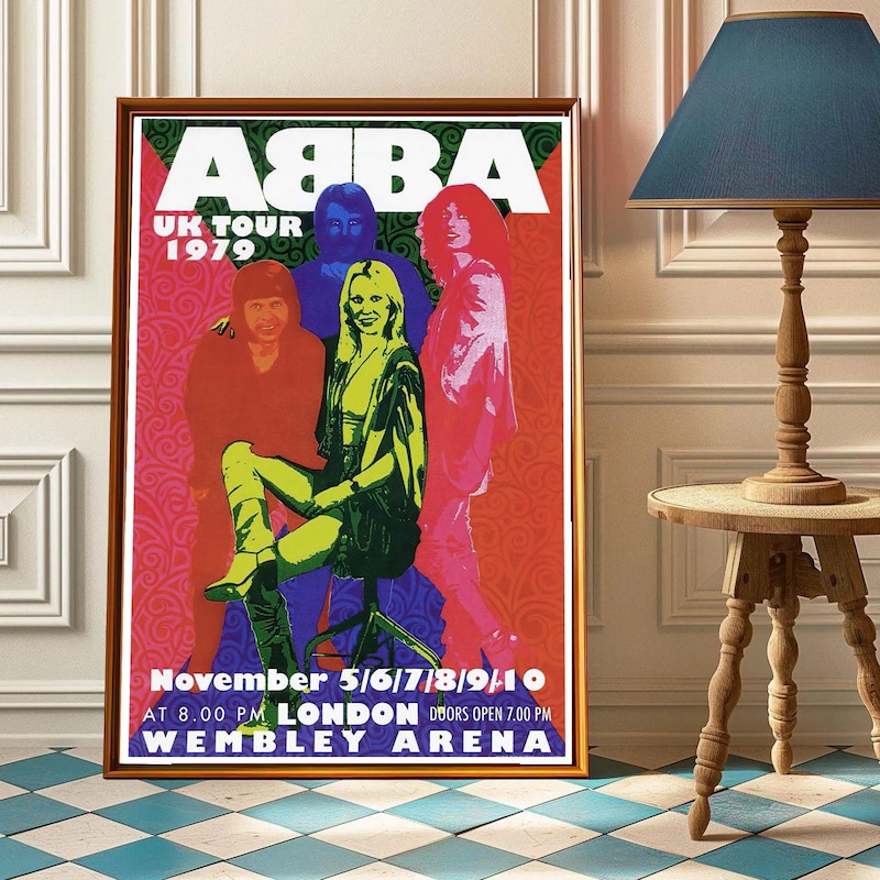 70s Band Tour Posters - Etsy