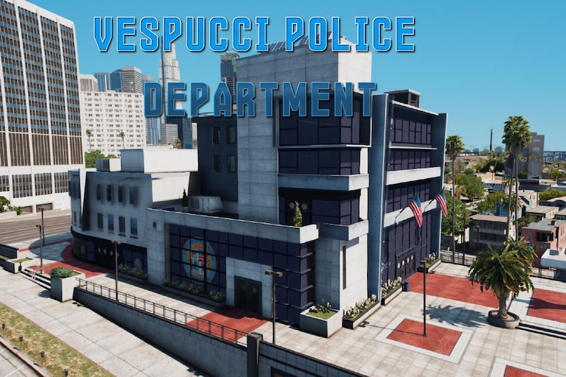 Vespucci Police Department | Fivem | Mlo | Optimized| Roleplay | High ...