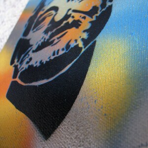 Bill Murray Multilayer Graffiti Stencil Art on Canvas Board 8x10 - Etsy