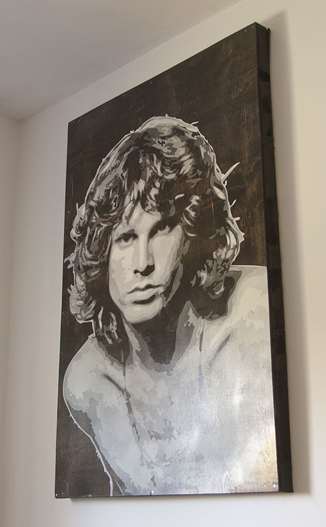 Jim Morrison Multilayer Graffiti Stencil Painting 24x36 - Etsy